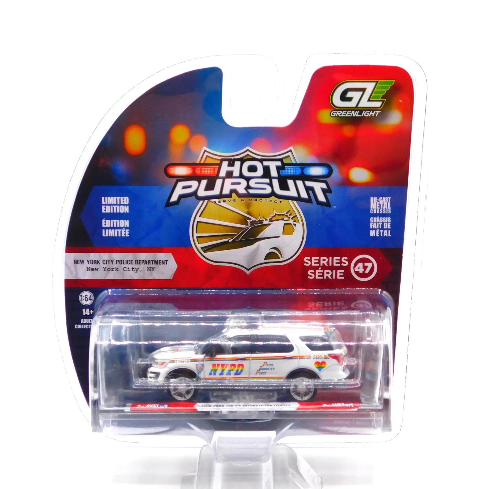【国内在庫品】グリーンライト 1/64 フォード エクスプローラー NYPD 2016 PRIDEリバリー Greenlight Ford Explorer Hot Pursuit Series 47 Hot Pursuit Series ...