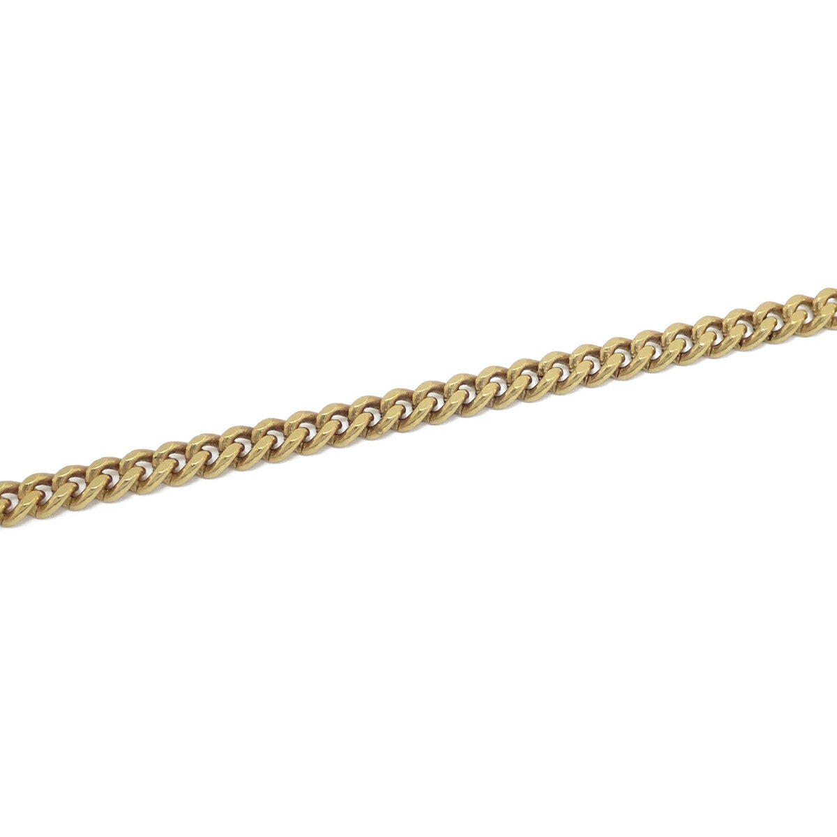 商品説明 程度 中古 Aランク サイズ 55.0cm 幅2.4mm 材質 K18YG 重さ 14.7g デザイン 2面シングル 付属品 なし コンディション コンディション 目立つダメージなし コメント 一般的な使用感のあるお品物でございま...