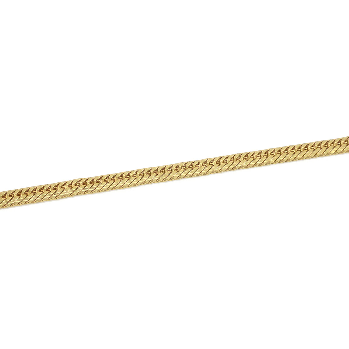 商品説明 程度 中古 Aランク サイズ 40.0cm 幅4.1mm 材質 K18YG 重さ 20.5g デザイン 14面 トリプル Mカット 付属品 なし コンディション コンディション クラスプ小キズ 特記事項 目立つダメージなし コメン...