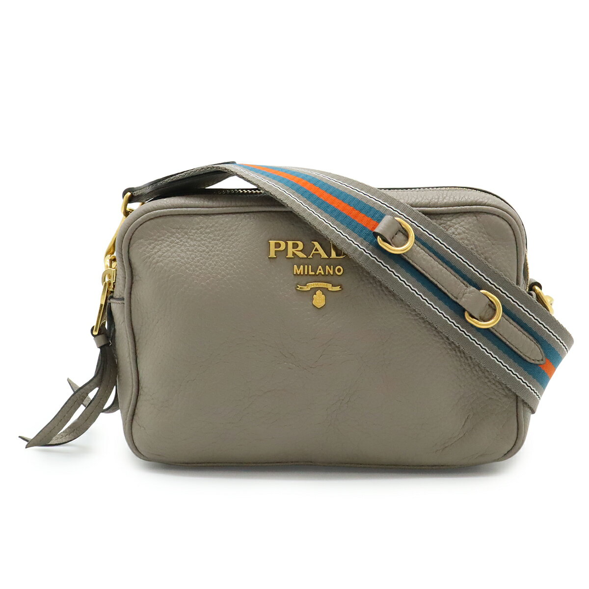 商品説明 程度 中古 ABランク サイズ W22cm H14.5cm D9cm ショルダーストラップ最長約125cm(5段階調節可、金具含む) ストライプショルダー最長約108cm(調節可、金具含む) 材質 レザー カラー ARGILLA(...