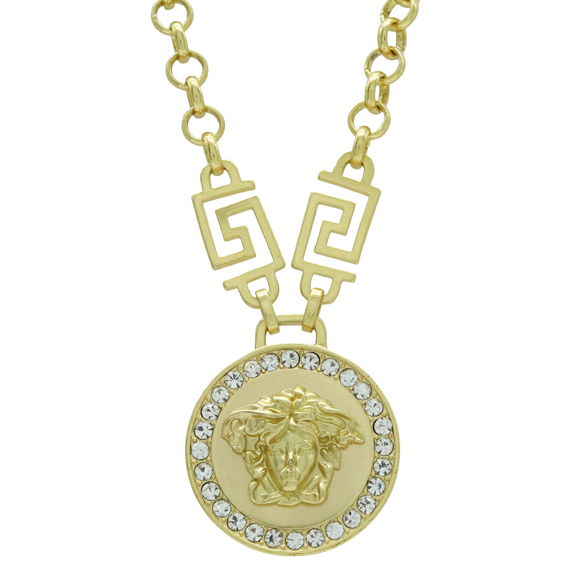 商品説明 程度 中古 ABランク サイズ モチーフW33mm H33mm チェーン約64cm(調節不可) 材質 GP/スワロフスキークリスタル カラー ゴールド 付属品 なし コンディション スレ コメント 大きなダメージ等無く、比較的状態...