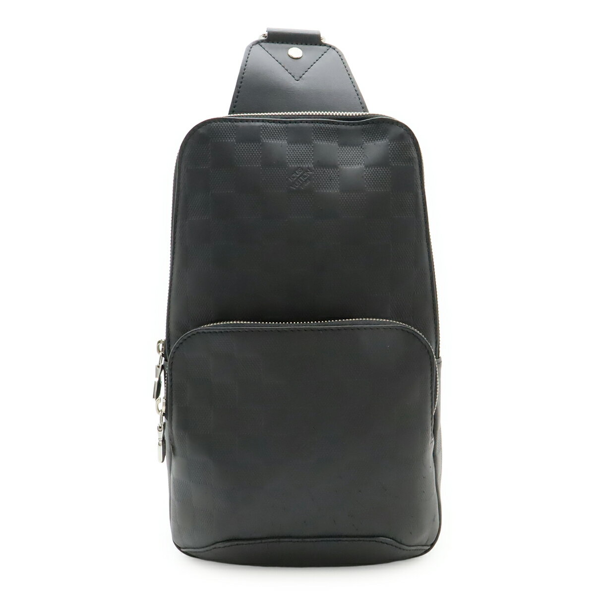 商品説明 程度 中古 Bランク サイズ W18.5cm H30.5cm D5cm(ポケット含まず) ショルダー最長約116cm(調節可、金具含む) 材質 ダミエアンフィニレザー カラー オニキス 仕様 外側ファスナーポケット1、内側ポケット...