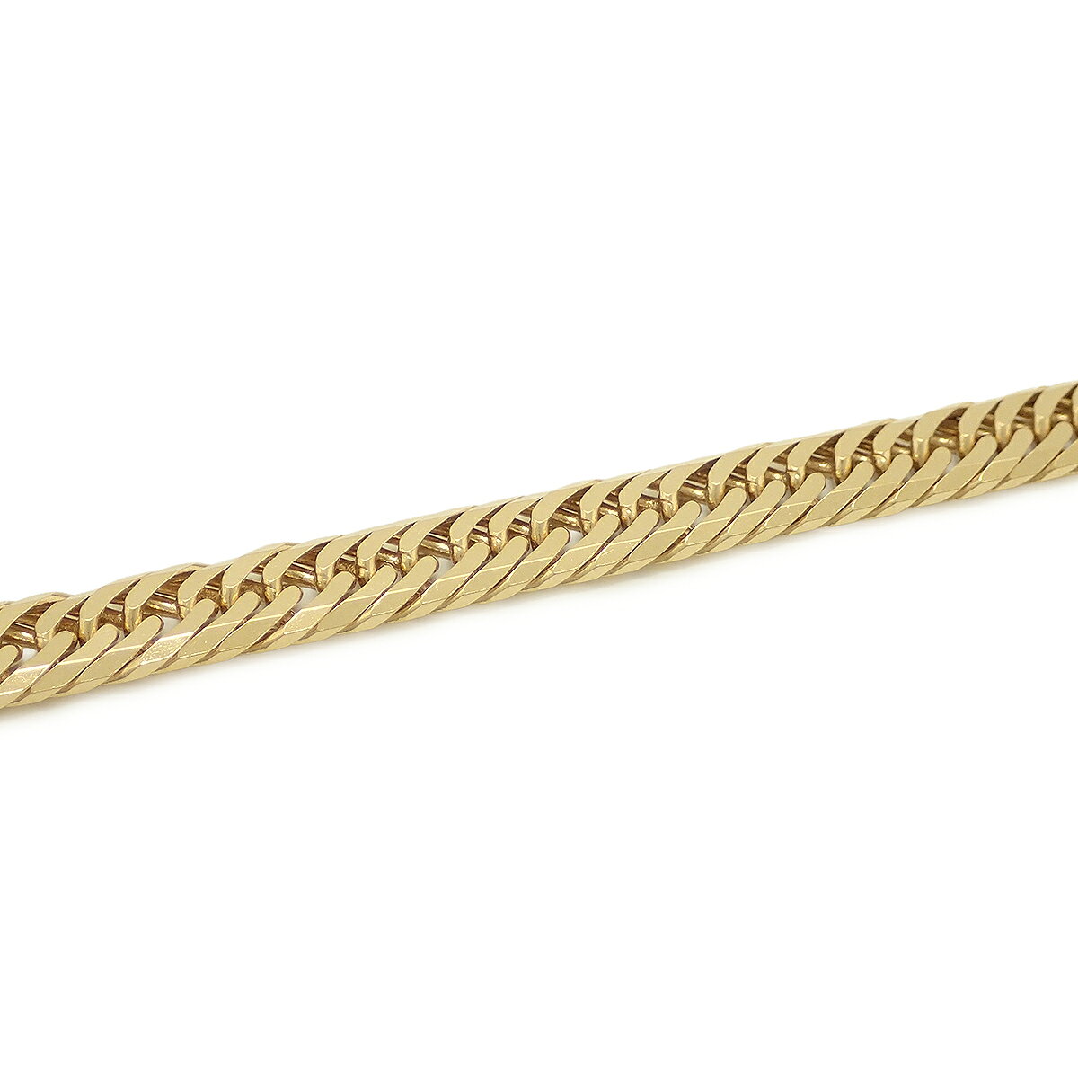 商品説明 程度 中古 Aランク サイズ 40.5cm 幅5.6mm 材質 K18YG 重さ 30.3g デザイン 8面 トリプル 付属品 なし コンディション コンディション クラスプ小キズ 特記事項 日本造幣局検定マーク入り コメント 全...
