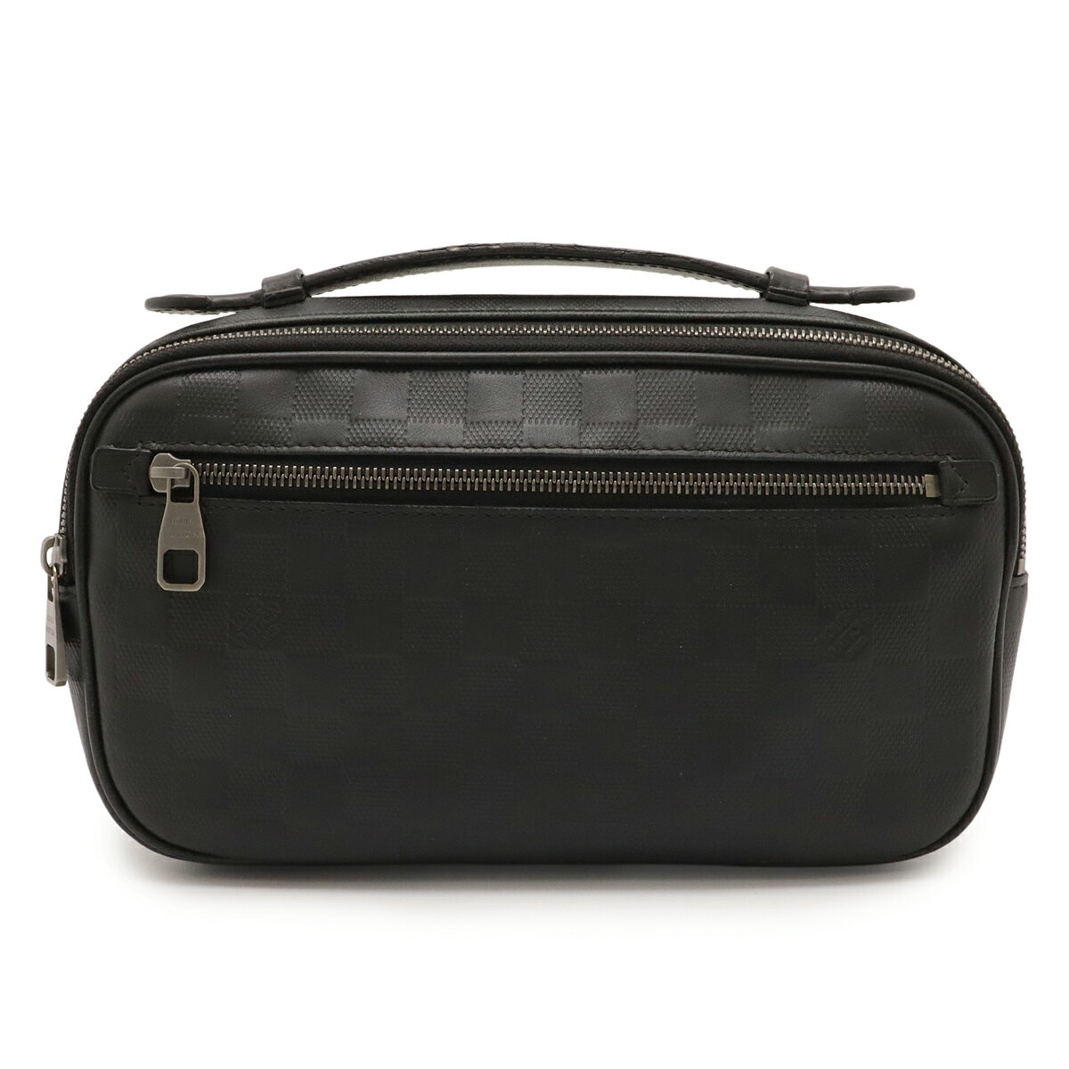 商品説明 程度 中古 ABランク サイズ W26.5cm H16cm D5.5cm ショルダー最長約104cm(調節可、金具含む) 材質 ダミエアンフィニレザー カラー オニキス 仕様 外側ファスナーポケット1、背面ポケット1、内側ポケット...