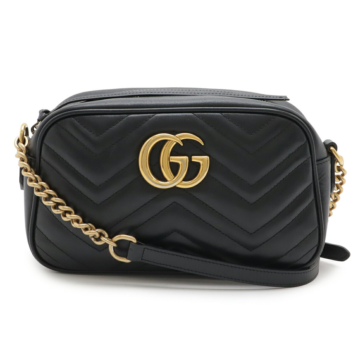 商品説明 程度 中古 ABランク サイズ W23.5cm H14cm D7cm ショルダー最長約134cm(3段階調節可、金具含む) 材質 レザー カラー ブラック 仕様 内側ポケット1 付属品 なし 重さ 約390g コンディション 外側...