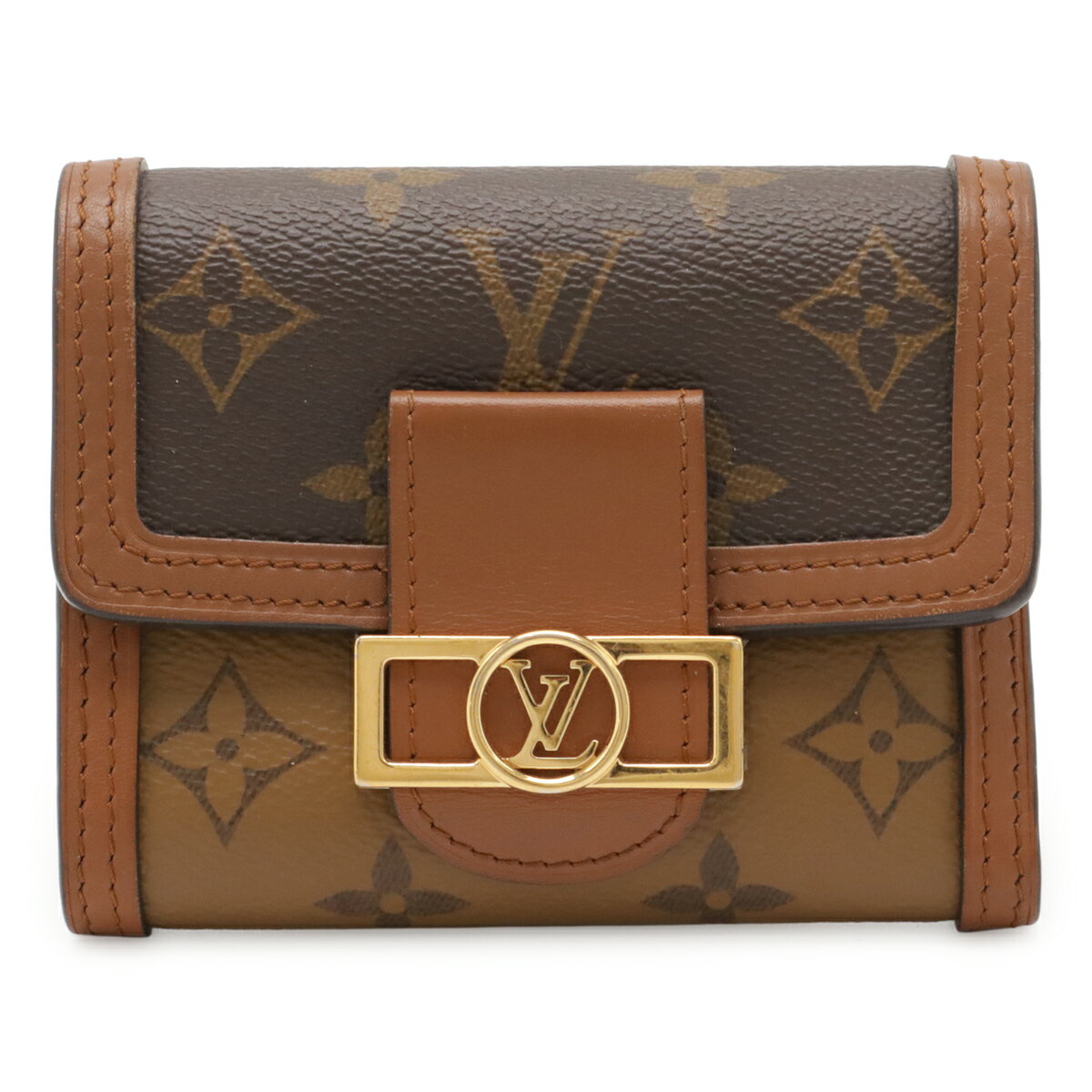 商品説明 程度 中古 ABランク サイズ W12cm H9.5cm 材質 モノグラム・キャンバス(PVCコーティングキャンバス)/モノグラムリバースキャンバス カラー ブラウン/ライトブラウン 仕様 札入れ1、小銭入れ1、カードポケット6、...