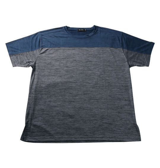 カタログコード／1278-6707 メンズ 素材／ポリエステル 100% コメント／EL.FOのDRYクルーネック切替半袖Tシャツです。■デザインスポーティーな切替デザインが目を引くクルーネックTシャツ。シンプルながらも配色の切替がアクセン...