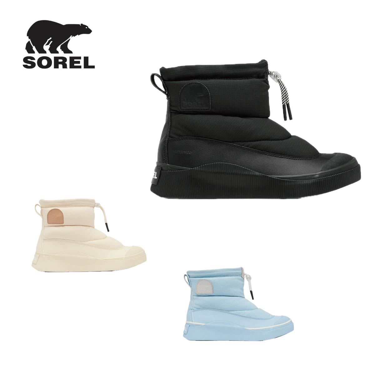 メーカー希望小売価格はメーカーカタログに基づいて掲載しています SOREL ソレル スノーシューズ■NL5160 / アウトアンドアバウト4パフィー ウォータープルーフふわふわな見た目もキュートな防水＆防寒ブーツ見た目もプライスもかわいいア...