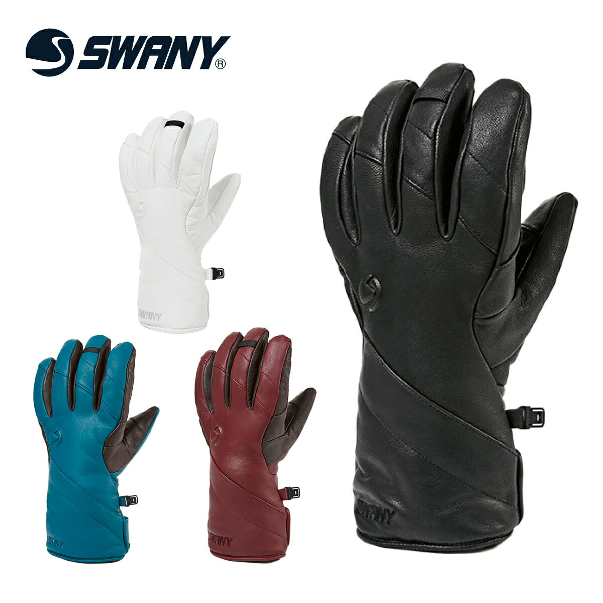 SWANY スワニー スノボグローブ■SX-204Alaska アラスカカラー■BK■WH■AV/LDT■MAR/LDTサイズXS,S,M,L※サイズはUSサイズとなります。素材・Goat Leather付属・LEASH CORDFunct...
