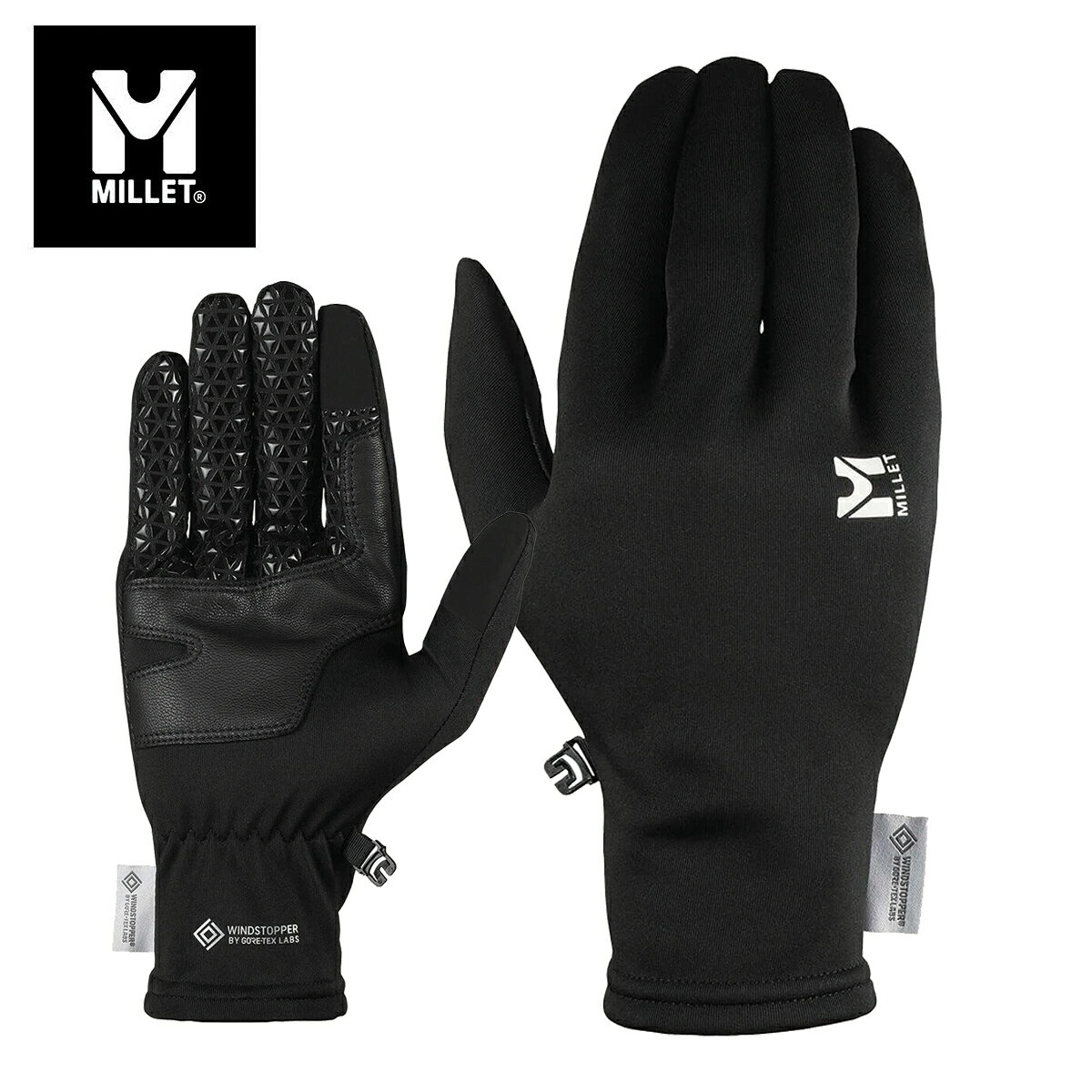 ミレー MILLET スノボグローブ■MIV10713M WHITE GORE-TEX INFINIUM GLOVE エム ホワイト ゴアテックス インフィニアム グローブカラー■N0247/BLACK-NOIRサイズXS, S, M, L...