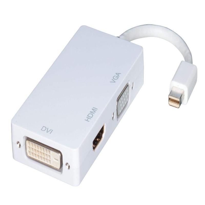 LINDY Mini DisplayPort-HDMI・DVI・VGA マルチ変換アダプタ(型番:41050)Mini DisplayPort 1.2 - HDMI/DVI/VGAV変換アダプタケーブル0.2m