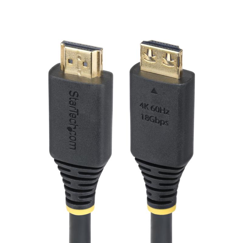 StarTech.com HDMI 2.0ケーブル 3m 抜け防止コネクター ハイスピード 4K60Hz HDR10 ブラック 抜けにくい HDMI2-CABLE-GRIP-3M高帯域4K映像を伝送：HDR10とHDCP 2.2に対応した高...