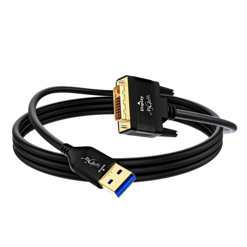 USB-A HDMIアダプターケーブル 2K/1080P@60Hz USB3.0 Type-A HDMIコード AV線 モニター、プロジェクター、テレビ/TV、コンバーター、Windows 11/10/8/7s/Mac OS/Android...
