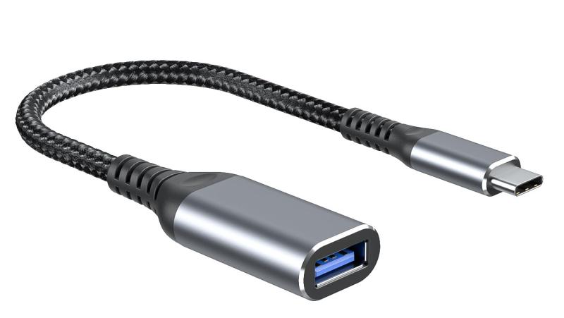 VECASDEN OTG変換ケーブル、USB-CへUSB延長ケーブル、USB Type-CオスからUSB A 3.0メス変換アダプター。パソコン、ノートパソコン、タブレット、スマートフォン、マウス・キーボード、ゲームコントこのUSB-C O...