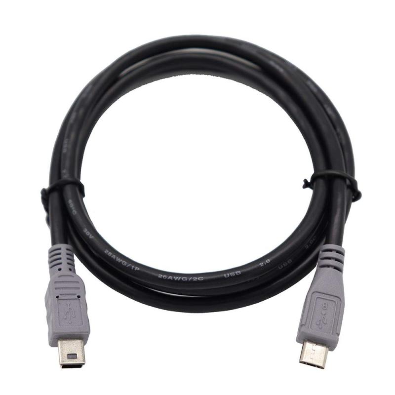 ViViSun USB OTG ケーブル（Micro USB-B to USB mini-B）オスtoオスタイプ Micro-B to Mini-B OTG機能対応 高速データ伝送