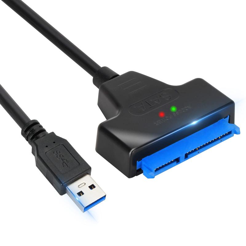 VCOM SATA USB 変換ケーブル hdd3.5 usb 2.5/3.5インチsata USB変換アダプター SSD HDD データ取り出し SATA USB 3.0 変換アダプタ UASP対応 高速転送 最大6TBWindows/M...