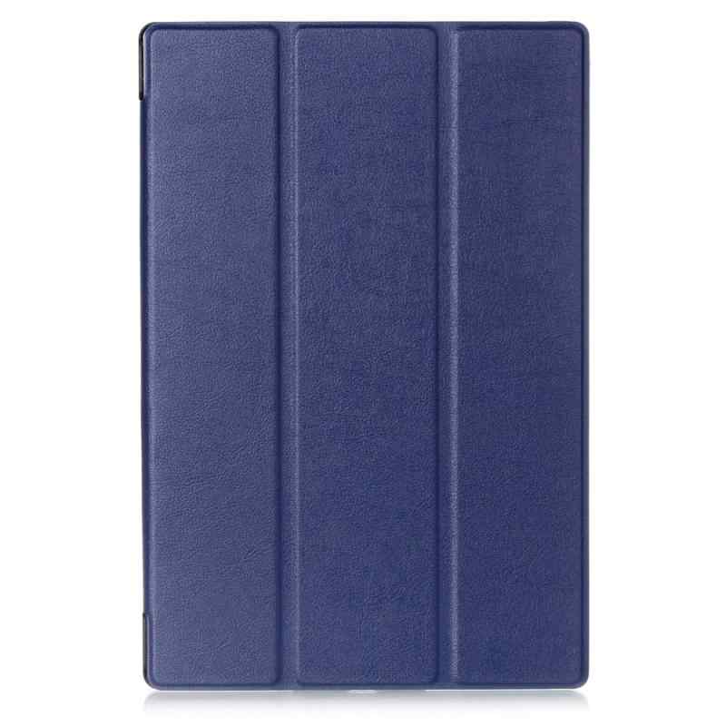 【Trocent】For Xperia Z4 Tablet ケース docomo SO-05G / au SOT31 ケース スタンド機能付き 三つ折型 超薄型 内蔵マグネット開閉式 PUレザーカバー スリープ喚起機能付け (Z4 Tabl...