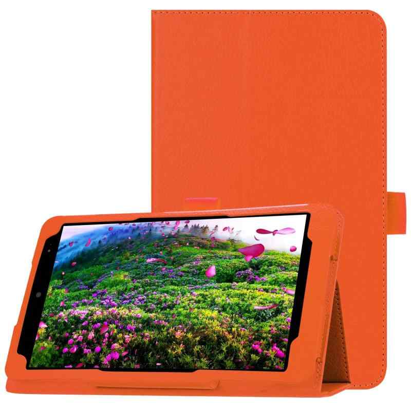 【PCATEC】 au Qua tab QZ8 (KYT32) ケース マグネット開閉式 二つ折カバー スタンド機能付きケース 薄型 軽量型 QZ8 8インチタブレット専用レザーケース適用機種： au Qua tab QZ8 (KYT32)...