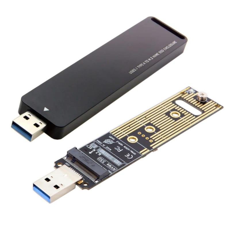 CY USB 3.0 - NVMe MキーM.2 NGFF外部SSDカードアダプタPCBAコンバーターフラッシュディスクタイプM-key NVME SSDに対応。 B-keyまたはB/M-key SATA SSDには対応していません。80m...