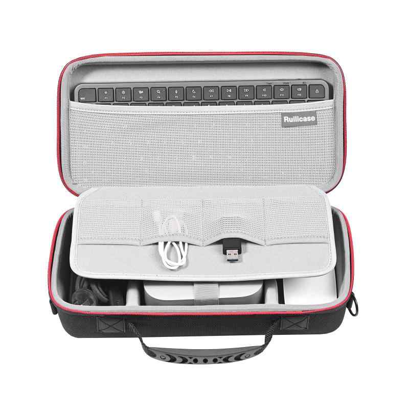 Ruilicase ケース Apple Mac Mini M5/2024 Mac mini M4 /M4 Pro チップ搭載デスクトップ コンピュータ対応 収納バッグ Magic Keyboard、Magic Mouse、Magic Tra...