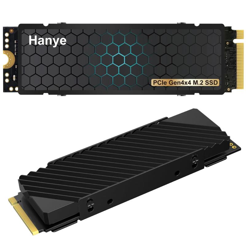 Hanye SSD PCIe Gen4x4 M.2 NVMe 2280 ヒートシンク搭載 PS5動作確認済み HE70 正規品