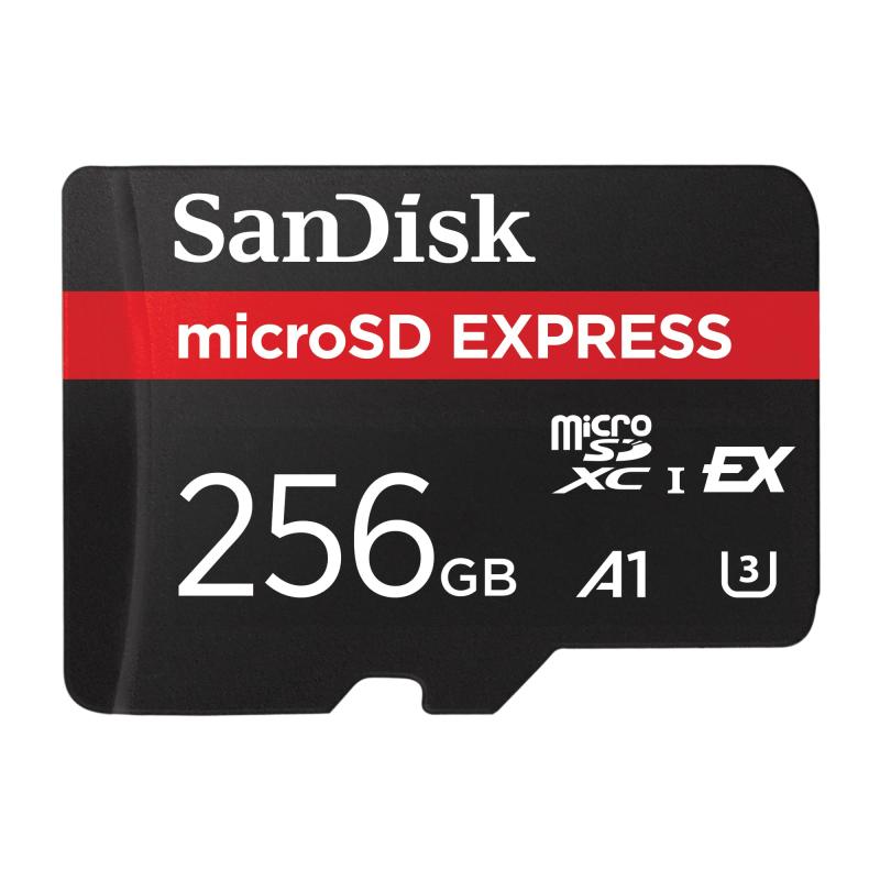 SanDisk microSD Express microSDカード。