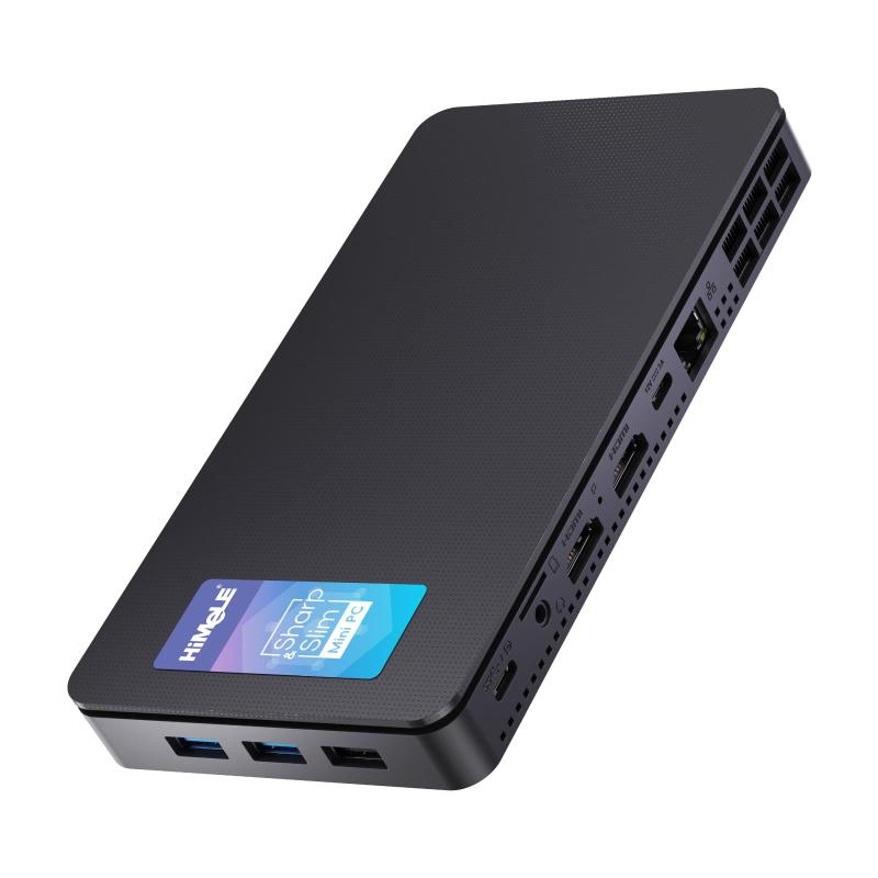 HiMeLE Overclock X2 超小型ミニPC N150 UHDグラフィックス搭載｜デュアルHDMI＆USB-Cで4K出力対応｜ギガビットLAN｜VESA対応｜自動起動機能付きスリムデスクトップ