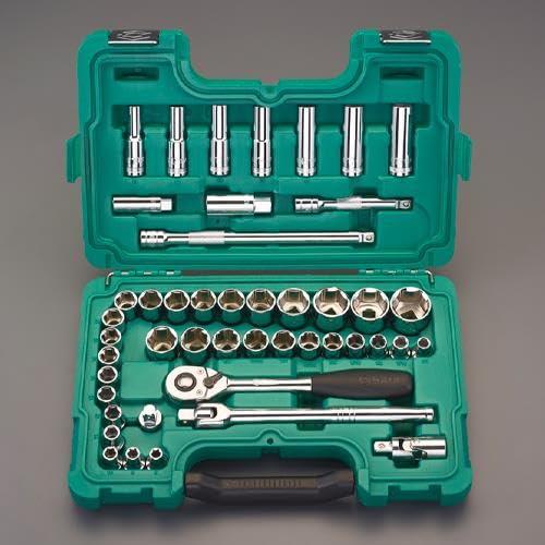 エスコ(Esco) 1/2"DR ソケットレンチセット EA687CD-1商品コード:EA687CD-1入数:1SET