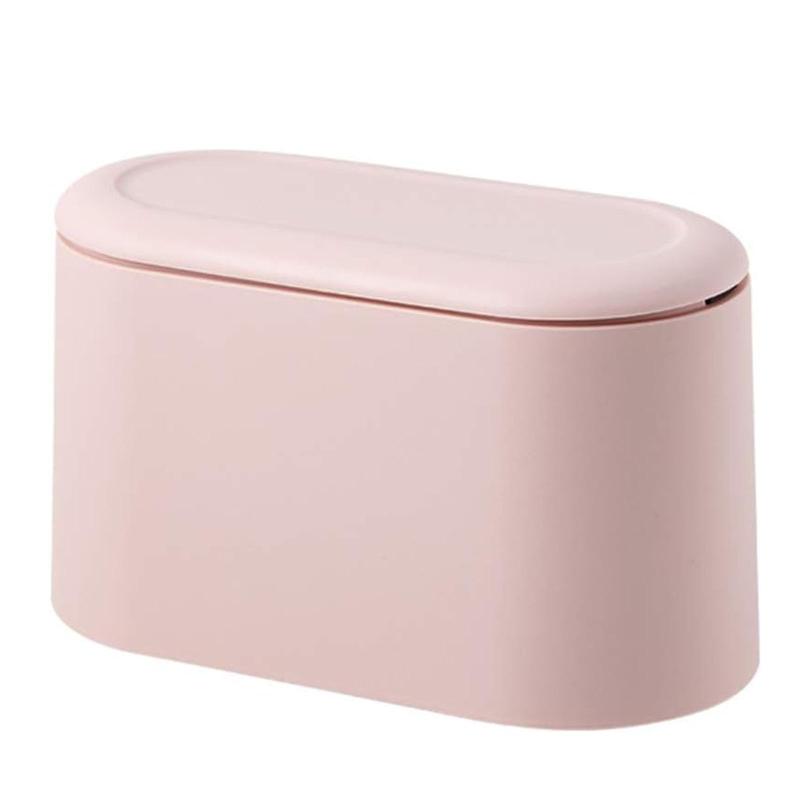 Etravel ゴミ箱 ふた付き ダストボックス 小さい 卓上ゴミ箱 ミニゴミ箱 スリム おしゃれ シンプル 北欧 洗面所 リビング インテリア 卓上用サイズ：22×11×13cm、卓上に置けるコンパクトサイズ、キッチン周りやオフィス、洗面...
