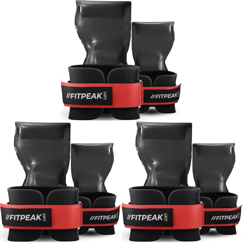 FITPEAK パワーグリップ 筋トレ【痛くない厚さ1.5倍クッション搭載】 懸垂 補助 グリップ トレーニングギア ウェイトリフティング 女性 男性 メンズ レディースパワーグリップ