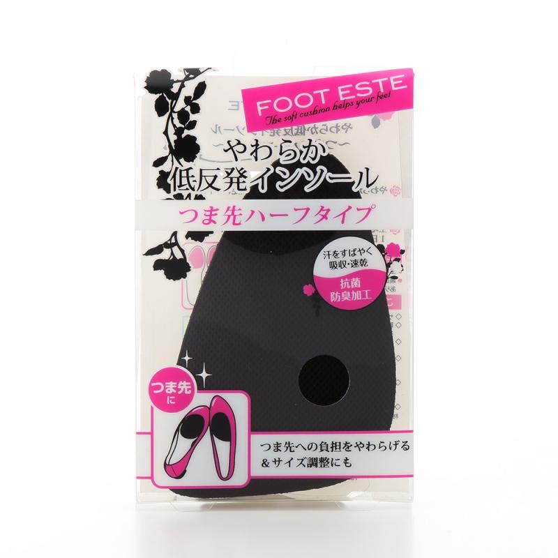 フットエステ やわらか低反発インソールつま先クッション ブラック商品サイズ (幅×奥行×高さ) :85mm×20mm×155mm原産国:大韓民国内容量:22g