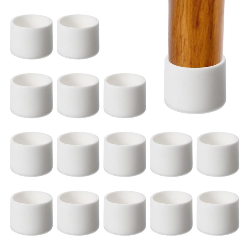 PATIKIL Rubber Chair Leg Caps Tips Plastic Furniture Leg Floor Protectors No Scratches No Noise