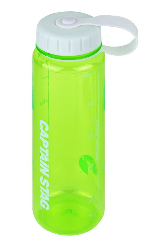 キャプテンスタッグ(CAPTAIN STAG) 水筒 ボトル スポーツボトル ウォーターボトル 【500ml/550ml/650ml/1000ml】 直飲み ライス目盛り付き 【ブラック/ホワイト/ブルー/グリーン/レッド/クリアブラック