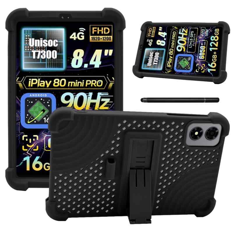 【BESTJP】For ALLDOCUBE iPlay 80 mini Pro 8.4インチ タブレットケース ALLDOCUBE iPlay 70 mini Pro と互換性あり 保護カバー スタンド機能付き スタンド調整可能 衝撃吸収 ...