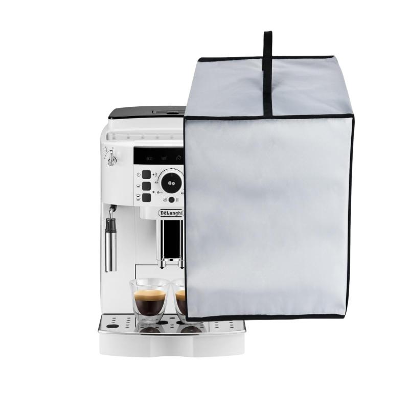 【デロンギ対応】コーヒーマシンカバー コーヒーメーカーカバー ECAM22112W用 Kuymquat ダストカバー 保護ケース 防水 防塵 防静電 ナイロン製 軽量 折りたたみ可能 上部ハンドル付き 無地(48CMX26専用設計: デロン...