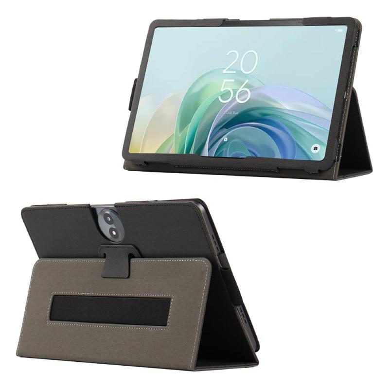 Fro TCL TAB 11 FE 11インチ対応ケース、TCL TAB 11 Gen 2(9465x) タブレットケース、折りたたみスタンド保護カバー ペンシルホルダーとリストストラップ付き、完全保護包括的な保護:TCL TAB 11 F...