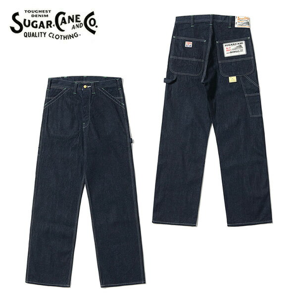 ブランド シュガーケーン【SUGAR CANE】 モデル名 11oz. BLUE DENIM WORK PANTS 品番 SC42495 カラー ONE WASH (421A) 素材 コットン100% 生産国 日本 サイズ W30×L32 ...