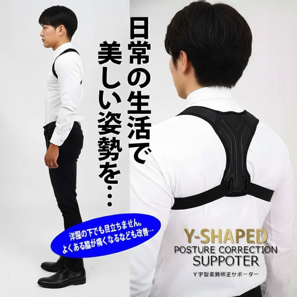 印象アップ・モチベーションアップ・美姿勢サポートテレワークなどで前かがみになりがちな姿勢をサポート。簡単に装着するだけで背筋を伸ばし、猫背改善にも期待できます。洋服の下に着けてもかさばらず、目立ちにくい仕様です。日常生活の中で無理なく姿勢を...