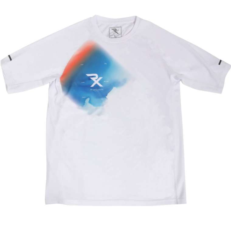 【特長】・通気性と速乾性に優れた「DRY TECH」素材・爽やかな着心地とやわらかな肌触り・メッシュとの切替えデザイン・自然・環境にインスパイアされたグラフィックプリント・フラットシーマーでストレスフリー・袖にライン、後身頃にBロゴの反射機...