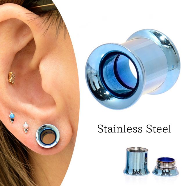 素材 サージカルステンレス316LにティールPVD サイズ ゲージサイズ9mmシャフトサイズ約9mm 特徴 綺麗なティールカラーは色合いもとても綺麗でオシャレに決まります。ロングタイプのインターナルダブルフレアは、拡張後やホールに少し厚いの...