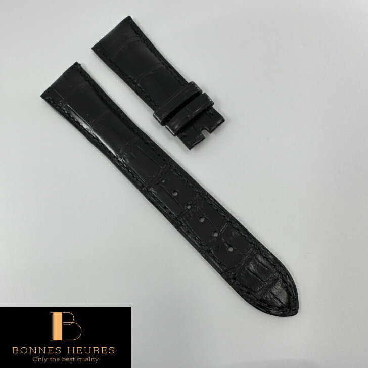 パテックフィリップ純正革ベルト21-16mmブラックCalatrava他 パテックフィリップ　ベルト　純正　21mm アリゲーター　クロコダイル Calatrava Patek Philippe 純正オリジナル ベルト素材：アリゲーター 色...