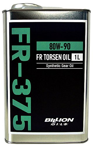 容量:1.0LBILLION OILS FR-375 は、機能、性能のすべてをトルセンデフのみにフォーカスした、トルセンデフ専用オイルです。長期間におよぶ開発テストにより、トルセンデフへのオイルマッチングを徹底解析しましたので、トルセンデフ...