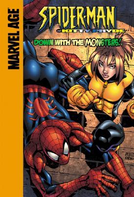 KITTY PRYDE DOWN W/THE MONSTER SpiderーMan Team Up Todd Dezago LEVELED READERS2006 Library　Binding English ISBN：978159961...