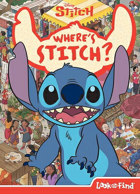 DISNEY WHERES STITCH LOOK & FI Pi Kids Arancia Studio PI KIDS2025 Hardcover English ISBN：9798384600145 洋書 Books for kids...