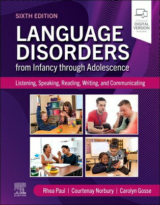 LANGUAGE DISORDERS FROM INFANC Rhea Paul Courtenay Norbury Carolyn Gosse ELSEVIER HEALTH SCIENCE2024 Hardcover English I...