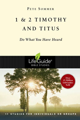 LBS 1 & 2 TIMOTHY & TITUS REV/ Lifeguide Bible Studies Peter T. Sommer INTER VARSITY PR2001 Paperback Revised English IS...