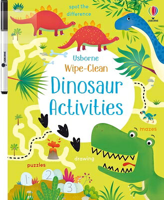 WIPEーCLEAN DINOSAUR ACTIVITIES WipeーClean Activities Kirsteen Robson Dania Florino USBORNE BOOKS2023 Paperback English I...
