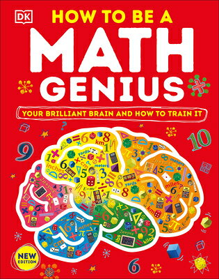 HT BE A MATH GENIUS DK Train Your Brain DK DK PUB2022 Hardcover English ISBN：9780744050257 洋書 Books for kids（児童書） Juveni...
