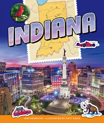 INDIANA USA Travel Guides Ann Heinrichs Matt Kania STRIDE2025 Library　Binding English ISBN：9781503870291 洋書 Books for ki...