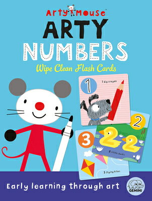 ARTY MOUSE NUMBERS WIPE CLEAN Arty Mouse Wipe Clean Flash Cards Robyn Gale Brad Hunt Mandy Stanley GEMINI CHILDRENS2025 ...